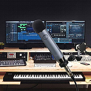 YOUSHARES Blue Ember Pop Filter - Ember Mic Windscreen Foam Cover to Reduce Plosive Wind Noises