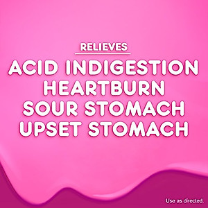 Pepto Kid's Bubblegum Flavor Chewable Tablets for Heartburn, Acid Indigestion, Sour Stomach, and Upset Stomach for Children 24 ct