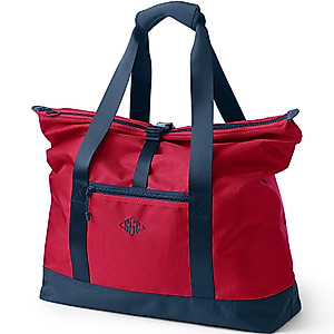 Lands' End Travel Tote Deep Scarlet No SzMedium