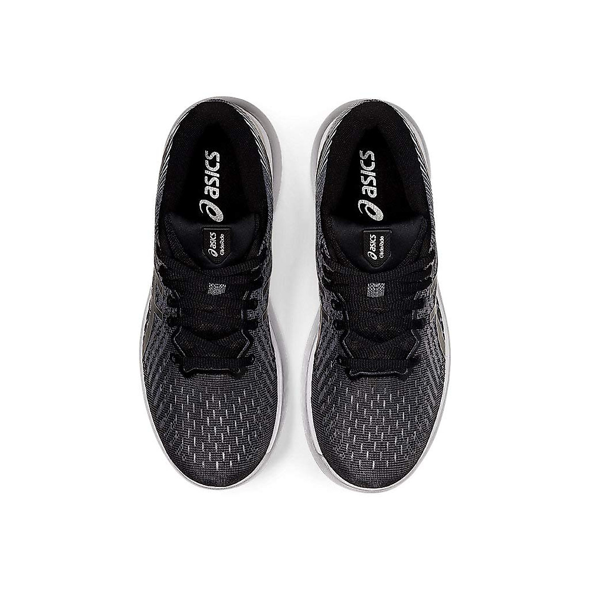 ASICS Women's Glideride 2 Running Shoes, 8.5, Black/White