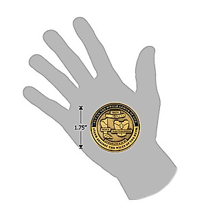 Armor of God Coin with All Armor Pieces. Challenge Coin, for Men, Women, Youth. Be Strong in The Lord and in The Power of His Might. Logos Christian Coin.