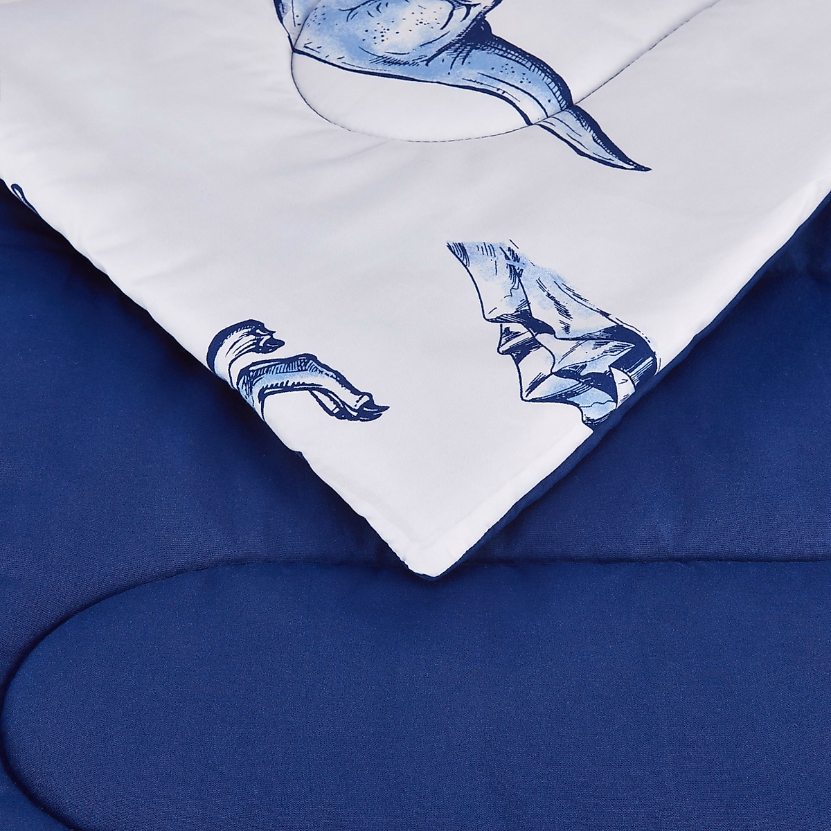 Amazon Basics 2 Piece Microfiber Kid's Comforter and Pillow Sham Set, Toddler, Dinosaurs, Animal print