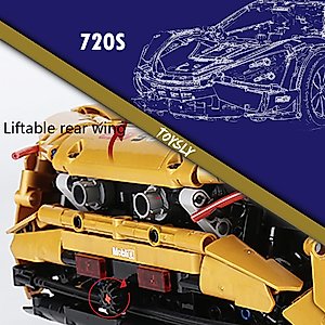 TOYSLY Technique Building Block Set for Adults, Model Cars Kits to build and 720 MOC Building Kits and Engineering Toy for teens, 1:8 Scale Race Car Model (3149 PCS)