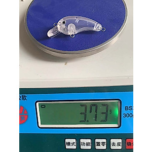 Free Eye 20PCS Unpainted Fishing Blanks Crankbait 5.5cm 3.72g topwater Artificial Bait Fishing Lures Blank Minnowbait Hard unpainted Artificial Bait Bodies DIY Fishing Tackle Spoons