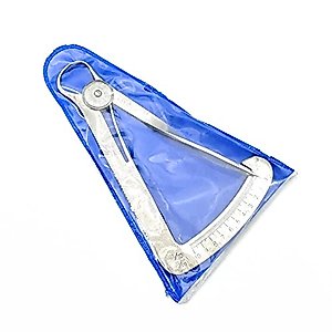 Stainless Steel Inside Calipers Gauge Measuring Caliper 0-10mm Rubber Sheet for Diamonds Jewelry Stones Measure Tools
