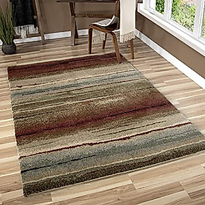 Orian Rugs Wild Weave Dusk to Dawn Area Rug, 5'3" x 7'6", Multicolor