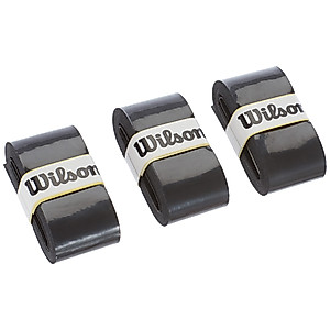WILSON Pro Tennis Overgrip - 3 Pack, Black