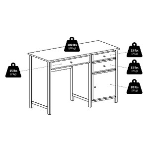 Winsome Wood Delta Home Office White