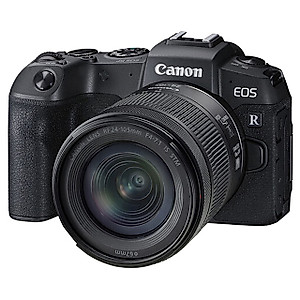 Canon EOS RP Mirrorless Digital Camera with RF 24-105mm f/4-7.1 STM Lens + 75-300mm F/4-5.6 III Lens + 420-800mm Super Telephoto Lens + 128GB Memory + Case + Tripod + Filters (44pc Bundle)