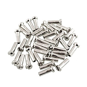 40PCS 181mm-230mm Silver 14G Bicycle Spokes with Nipples Stainless Steel Mountain Road Bike (Color : 200mm)