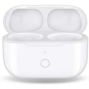 Newest Replacement Charging Case Compatible with AirPod Pro, Air pod Pro with Bluetooth Pairing Sync Button Without Earbuds (White)
