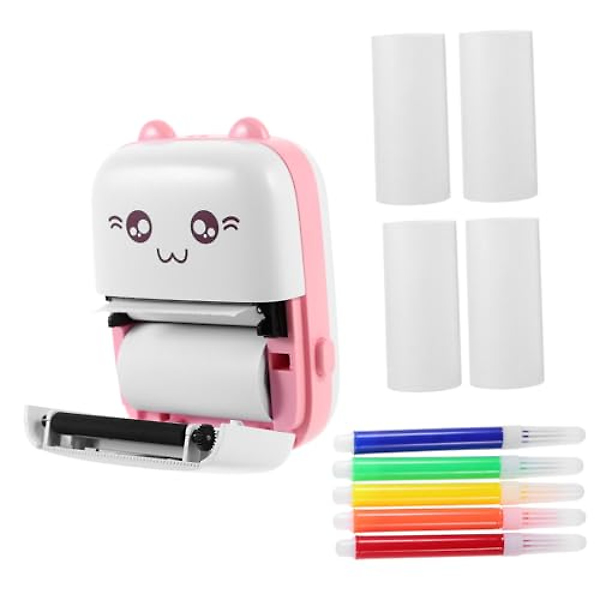 JEWEDECO Printer Student Friendly Pocket Printer Portable Printing Tool for Label Printing