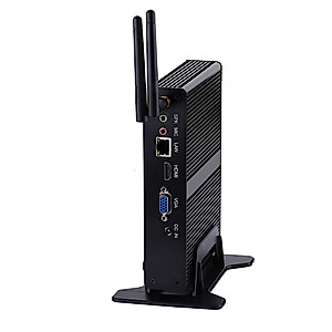 HUNSN Fanless Mini PC, Desktop Computer, HTPC, Nano Kodi Box, J1800 N2910 N2920 N2930, Windows 11 / Linux Ubuntu, BM11, VGA, HDMI, USB3.0, 4 x USB2.0, LAN, 4G RAM, 64G SSD