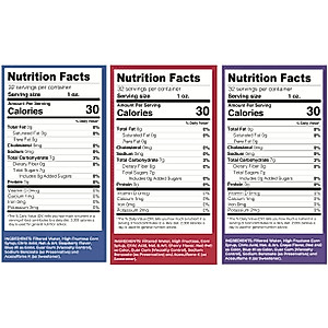 Lucy's Family Owned Shaved Ice Snow Cone Syrups - Cherry, Blue Raspberry, Grape - 32oz Syrup Bottles (Pack of 3) (Classic Pack)