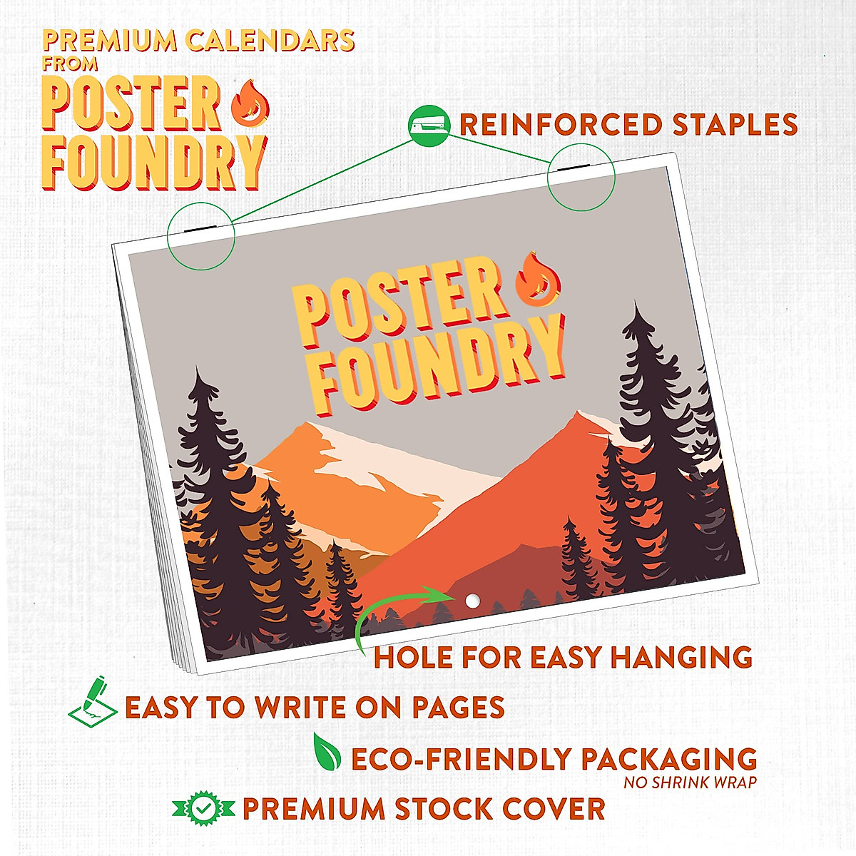 Butterfly Calendar 2025 Monthly Wall Calender 12 Month | American Made In The USA