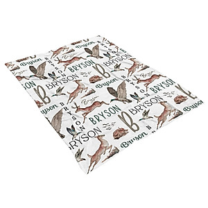 Personalized Mallard Duck Deer Baby Blanket, Custom Duck Hunting Blanket, Woodland Animals Baby Name Blanket, Deer Baby Boy Receiving Blanket, Wildlife Hunting Baby Super Soft Plush Fleece Blanket