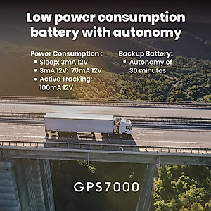 GPS7000 GPS Tracker for Vehicles - Hidden Tracking Device for Any Vehicle - Easy Installation on Car's Battery- 10 Days of Service - Subscription Required - Low Cost Subscription Plan Options