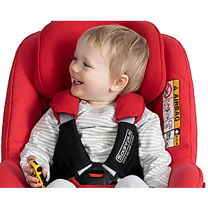 Safe Anti-Escape – Winner, Baby Products Association Innovation Award. Crash tested UN ECE R44 / UN ECE R129. Stop Wriggling Out, Stop Driver Distraction