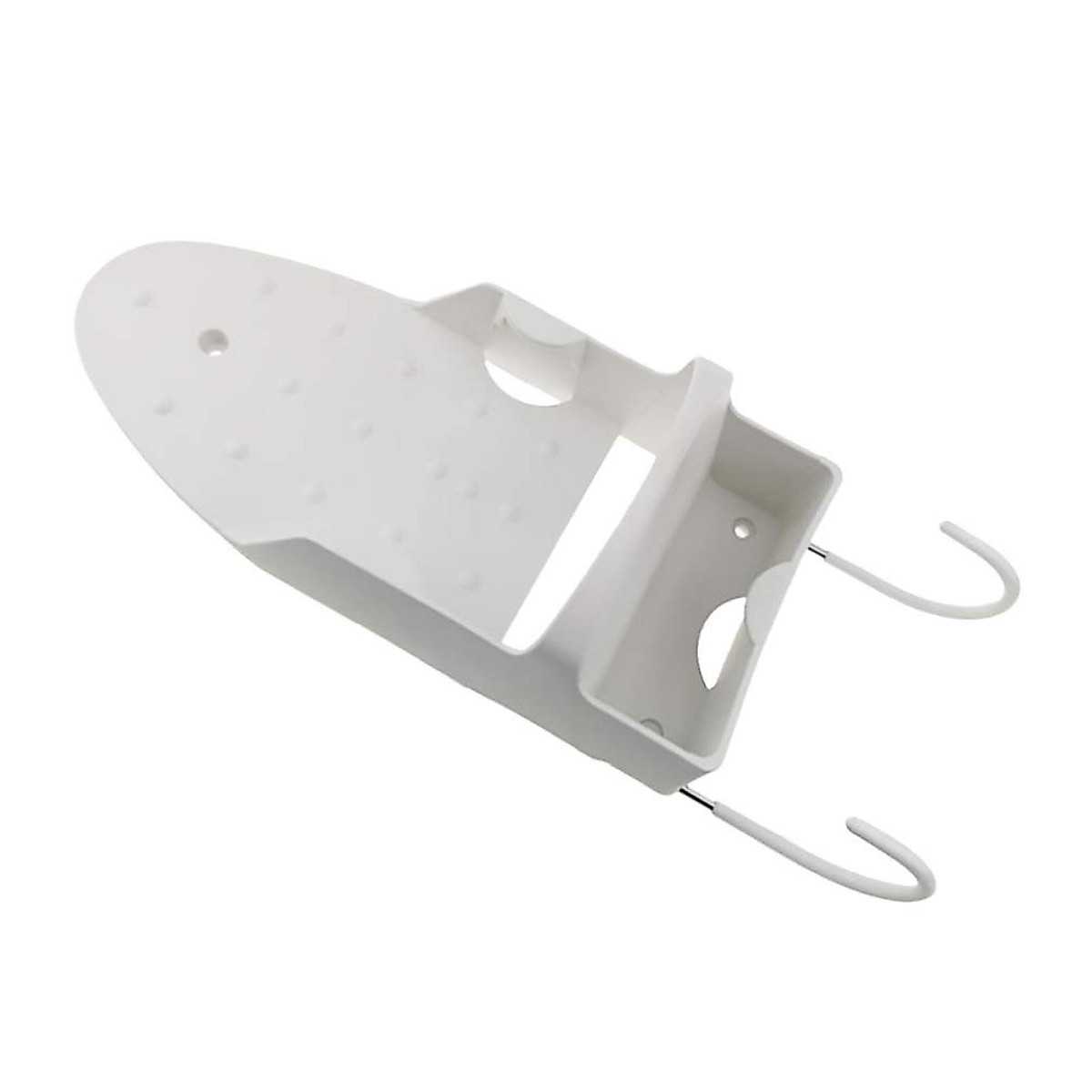 Zerodeko Iron Holder Wall Mount 1pc Ironing Board Hook Wall Mounted Ironing Board Ironing Board Holder Wall Mount Iron Holder Iron Board Shelf Storage White Hook up Ironing Board Hanger