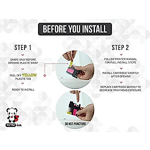 YoYoInk Compatible Printer Ink Cartridge Replacement for Brother LC-3019 LC3019 XXL Super High Yield (1 Black, 1 Cyan, 1 Magenta, 1 Yellow; 4 Pack)