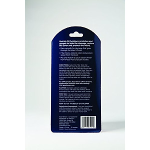 Guardsman Wood Repair Filler Sticks - 5 Colors Plus Sharpener, Repair and Restore Scratched Furniture