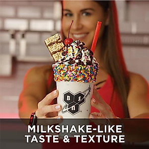 BSN Syntha-6 Whey Protein Powder, Cold Stone Creamery- Birthday Cake Remix Flavor, Micellar Casein, Milk Protein Isolate Powder, 25 Servings