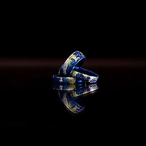 Enso Rings Handcrafted Classic Silicone Ring - Comfortable and Flexible Design - Earth Day - 10