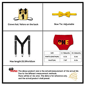 MOMMY'S NEW MAN Baby Boys 1/2 Outfits Half Years Birthday Outfit Cake Smash Set Photo Prop Outfits Bow Tie Suspender Headband (Blue,6-12 Months)