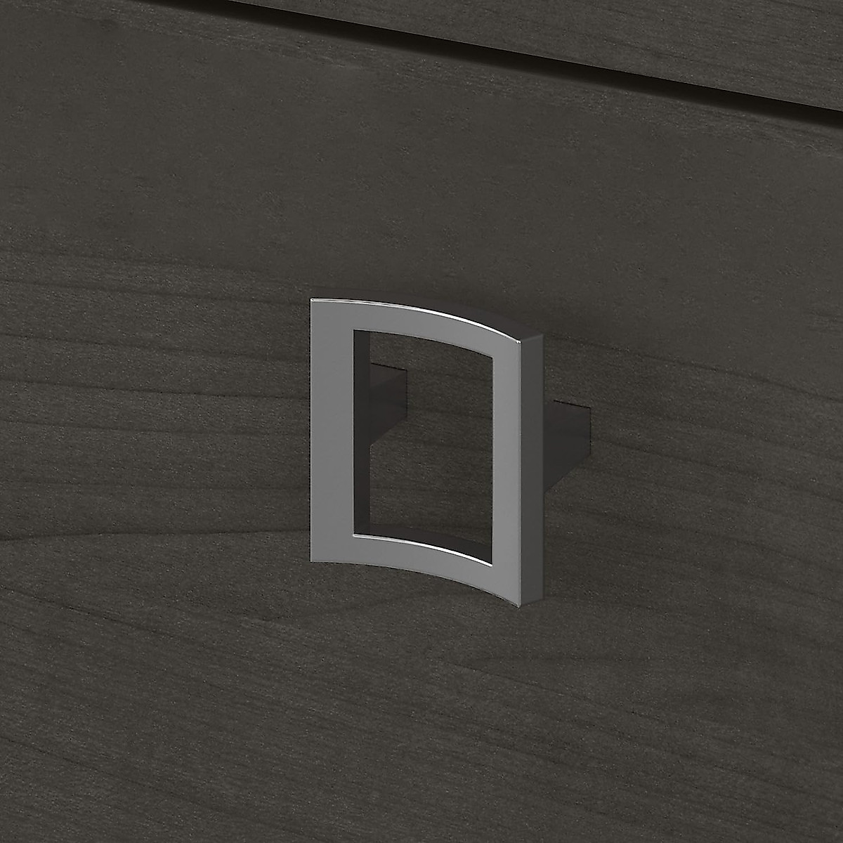 Bush Business Furniture Echo 2 Drawer Lateral File Cabinet, Charcoal Maple