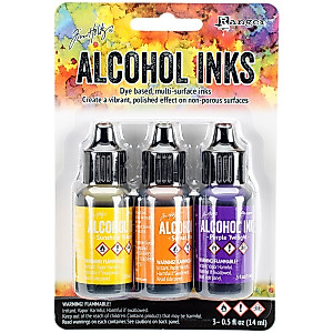 Ranger Tim Holtz Adirondack Alcohol Inks- Favorite Set Collection 18 Bottles