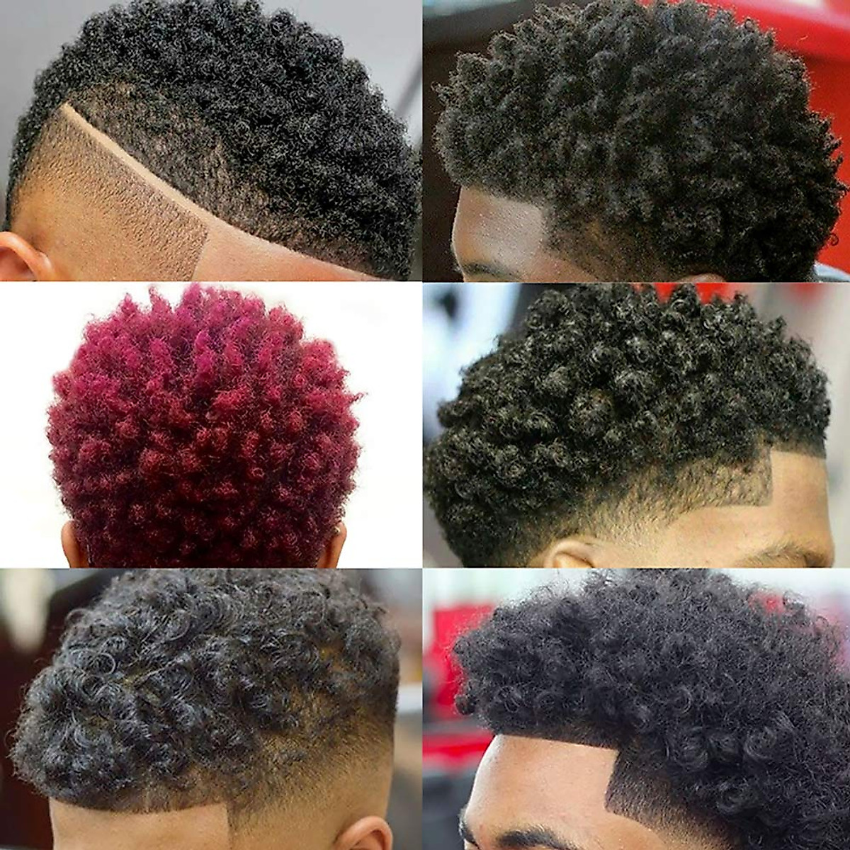 AIR TREE Magic Barber Sponge Brush Twist Hair For Wave,Dreadlock,Coils,Afro Curl As Hair Care Tool 2.8 IN Hole Diameter Suitable For Curly Hair (1 PCS) Small Holes