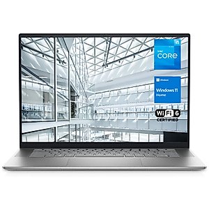 Dell Inspiron 16 5620 Laptop, 16"" FHD+ Display, 12th Gen Intel Core i5-1235U, 16GB RAM, 1TB SSD, FP Reader, Backlit KB, SD Card Reader, Wi-Fi 6, Windows 11 Home, Silver