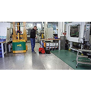 Haaga 677 Profi-line Battery Powered Triple Brush Sweeper, 31" Width