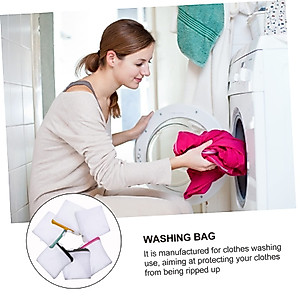 BUGUUYO 6pcs Laundry Bag Mini Washing Machine Bra Underwear Washing Bag Wash Bag Delicates Bag for Washing Machine Laundry Pouch Travel Special Bag Sandwich Mesh Multifunction