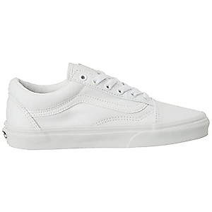 Vans Women's UA Old Skool Sneakers, True White, 9 Women/7.5 Men