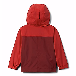 Columbia Toddler Boy's Rain-Zilla Jacket, Waterproof, Reflective Outerwear, red jasper/mountain Red, 3T