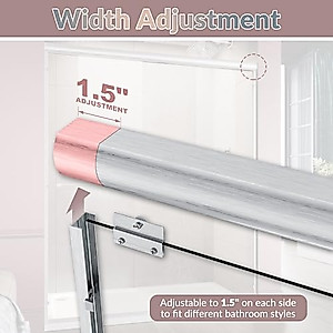 ELEGANT Shower Door 58.5-60" W x 72" H, Semi-Frameless Bypass Sliding Shower Doors, 1/4" Clear Glass, Brushed Nickel Finish