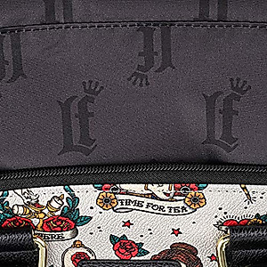Loungefly Beauty and the Beast Belle and Characters All Over Print Tattoo Art Handbag Purse