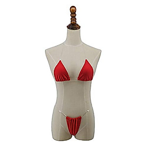 SHERRYLO Clear Straps Thong Bikini Swimsuit for Women Cheeky Brazilian Thongs Bikinis Sexy No Tan Line String Bathing Suits