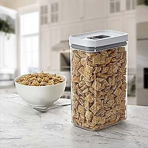 Copco Food and Organization Storage Container with Airtight Lid, 2.74-Quart, Clear