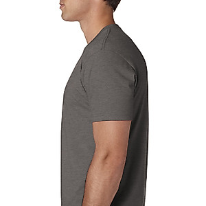 N6210 Next Level Men's CVC Crew - Dark Heather Gray - Large