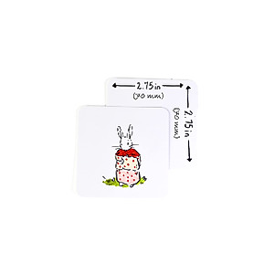 Blank Square Playing Cards (2.75" Square & Matte Finish) 200 Blank Cards, Flash Cards, Board Game Cards, Study Guide & Note Cards