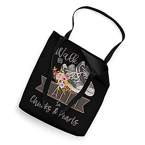 Christian Walk By Faith In Chucks And Pearls Religious Jesus Tote Bag