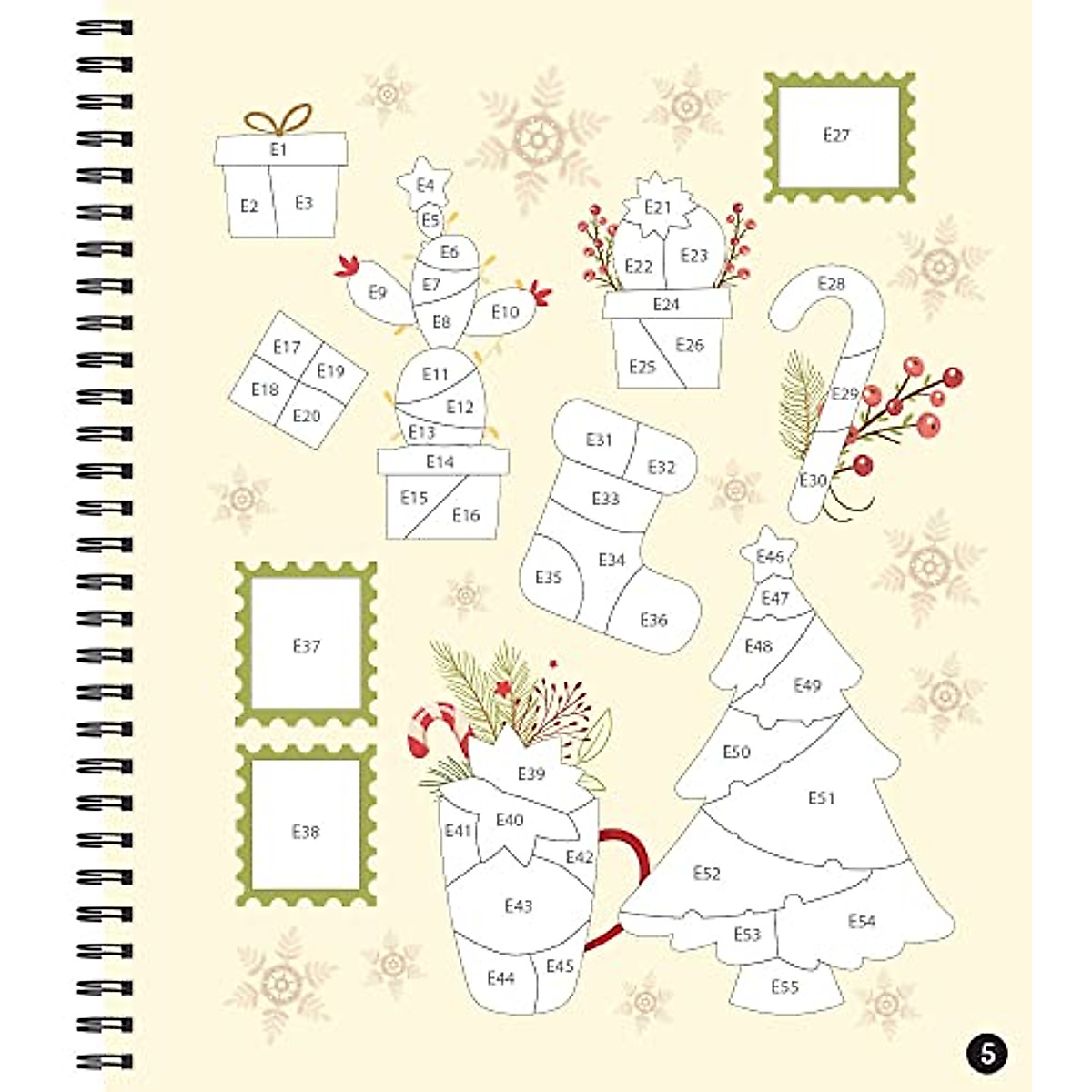 Brain Games - Sticker by Number: Christmas (28 Images to Sticker - Christmas Tree Cover) (Volume 2)