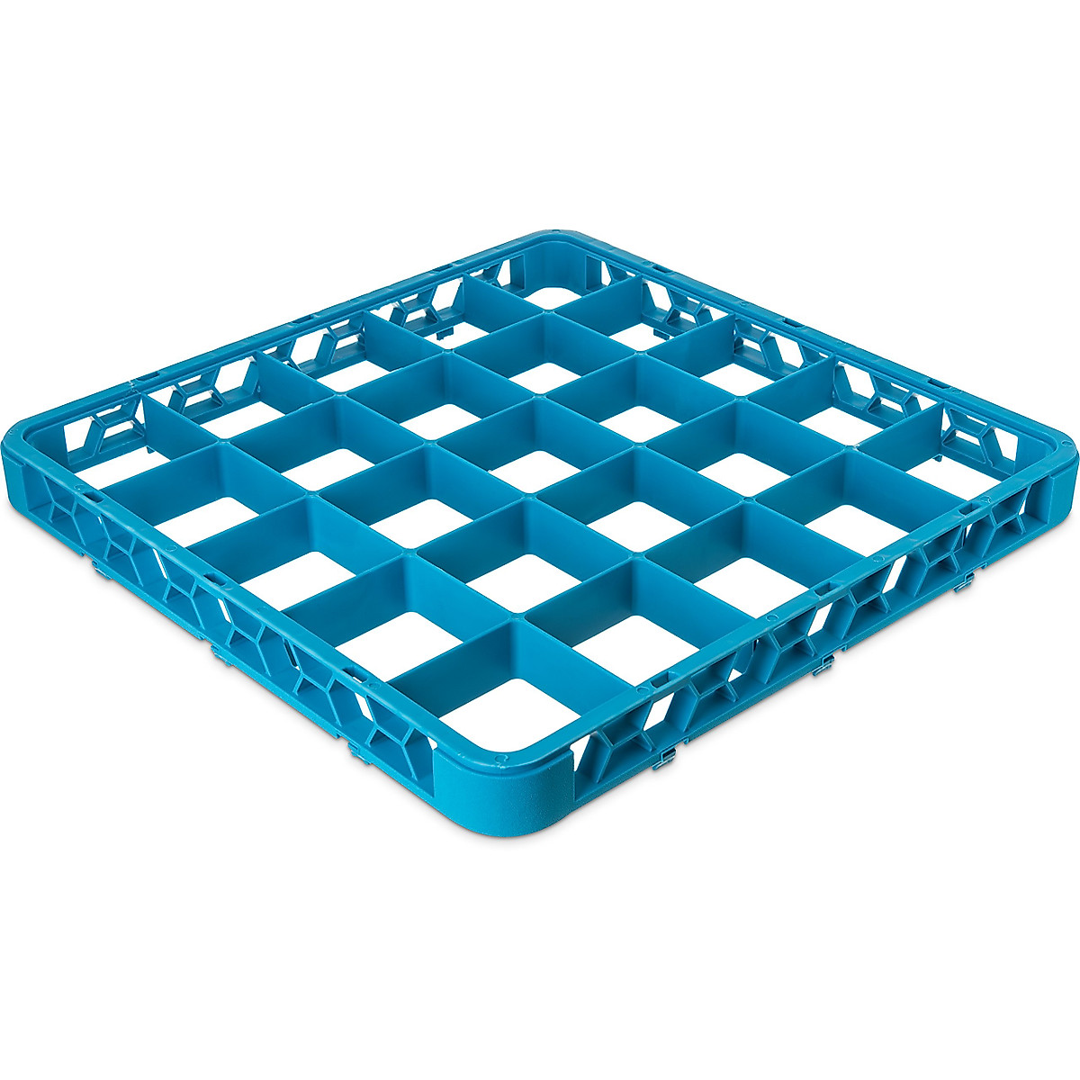 CFS RE2514 OptiClean 25 Compartment Divided Glass Rack Extender, 1.78", CFS Blue