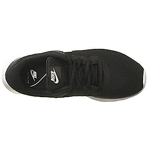 Nike Women's WMNS Tanjun Running Shoes, Black/White, 8