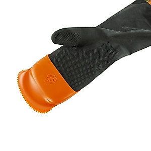 Halloween Moments Pumpkin Scraper Glove – As Seen On Shark Tank - Mess Free and Fun Pumpkin Carving Kit – Carve and Clean Jack-O-Lantern Guts with Ease and Zero Mess on Your Hands!