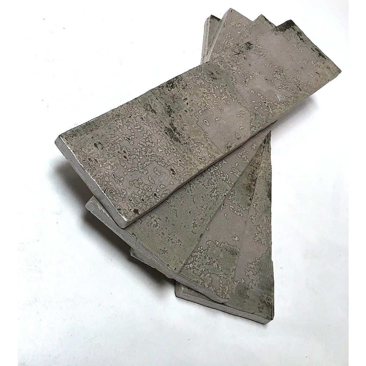 3x12 Palermo Collection Smoke Gray Glazed Ceramic Tile Backsplash Wall Bath (1SF, 4pcs)