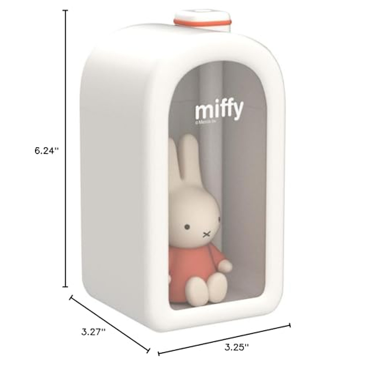 Mipow X Miffy Cool Mist Humidifier - Ultrasonic Quiet , Mini Cute Humidifier with Night Light for Bedroom/Babies Nursery/Office, 380ml