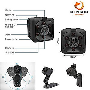 Mini Spy Camera with Audio and Video, 1080P, Hidden Camera, Mini Camera, Portable Small HD Nanny Cam, Mini Spy Cams with Night Vision and Motion Detection, Indoor Security Cameras for Home Office